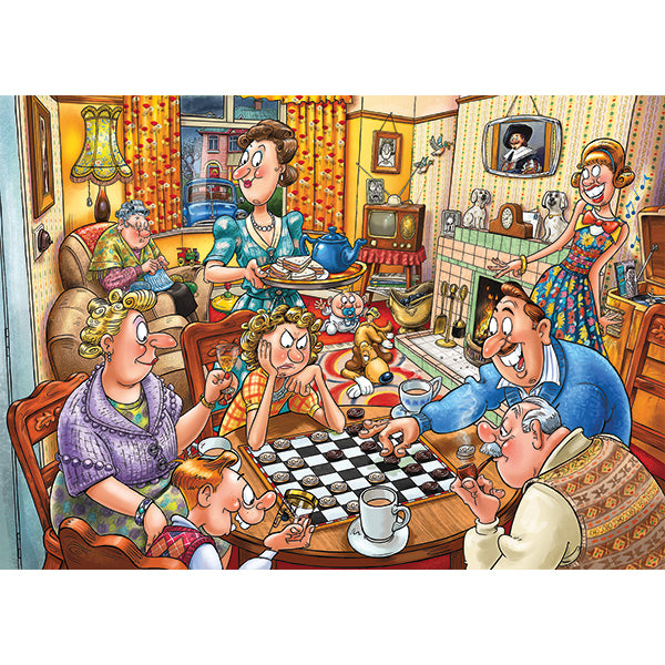 Puzzle - WASGIJ Destiny #25 - Soirée jeux! (1000pcs) - ML — La Halte ...